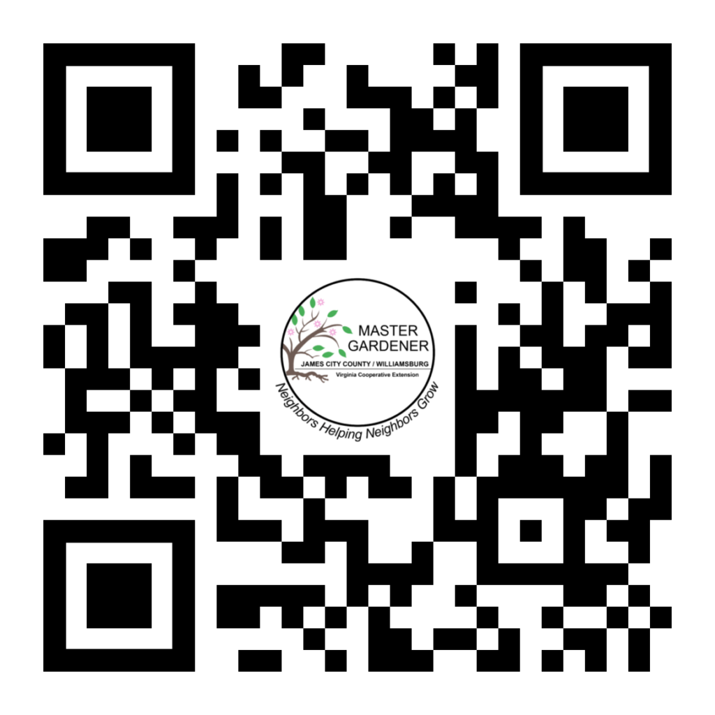 JCCWMG QR Codes - JCCWilliamsburg Master Gardener Association